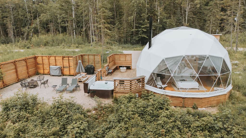 Lake View Luxury Geodesic Dome № 2 - HillHaus Domes
