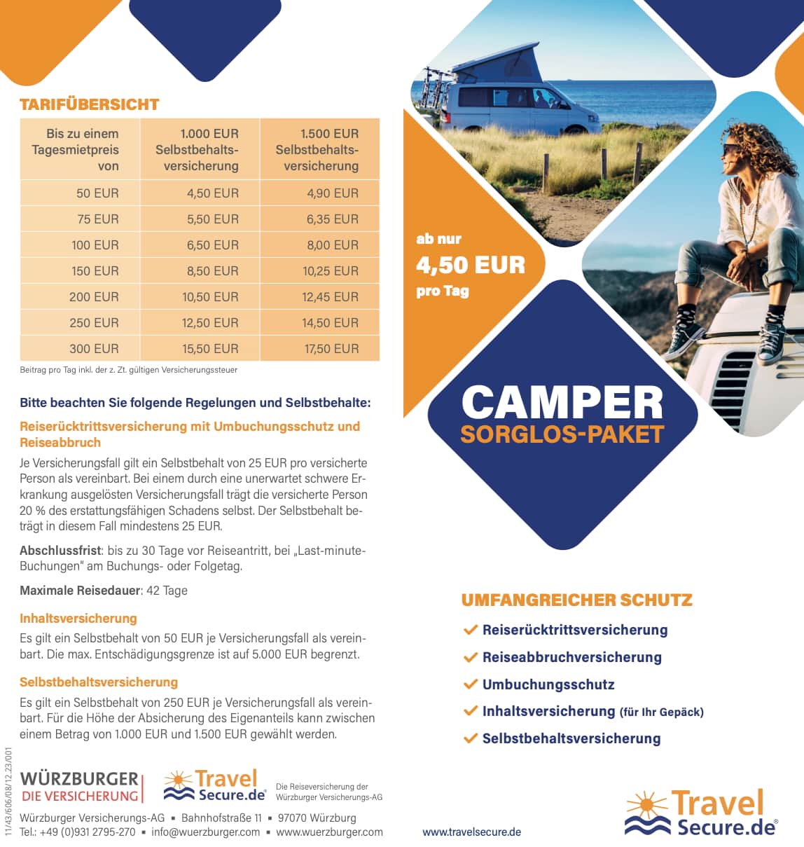 Flyer Camper Sorglos Paket