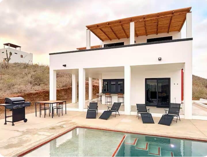 Family Compound, Walk to Cerritos, Private Pool - Vacation Home in Baja ...