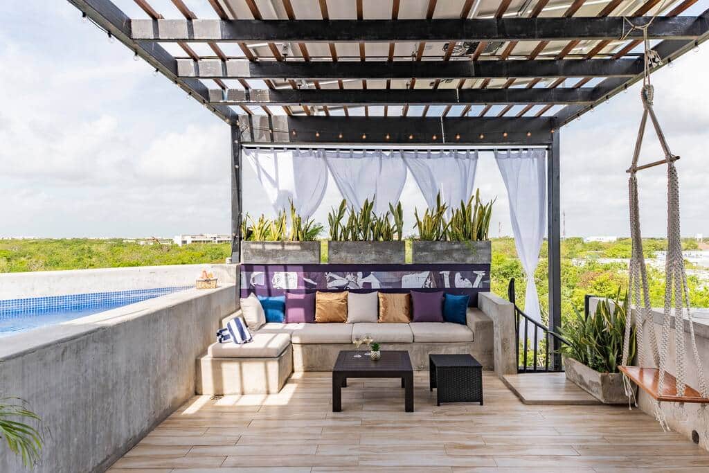 Rooftop Suite with Private Pool and View of Mayan Ruins - Apartment in ...