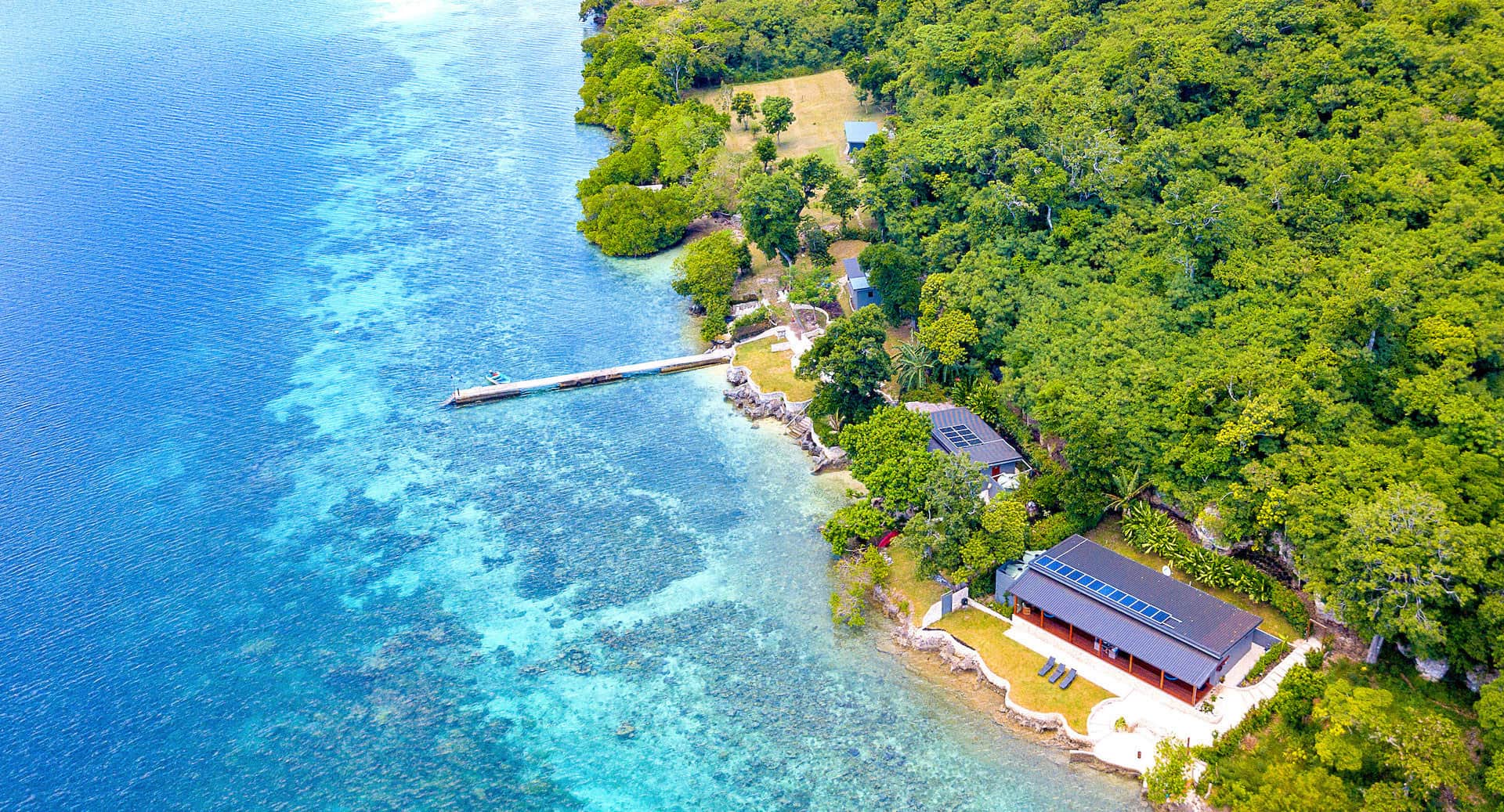 Unique waterfront holiday retreat, Moso Island, Vanuatu.