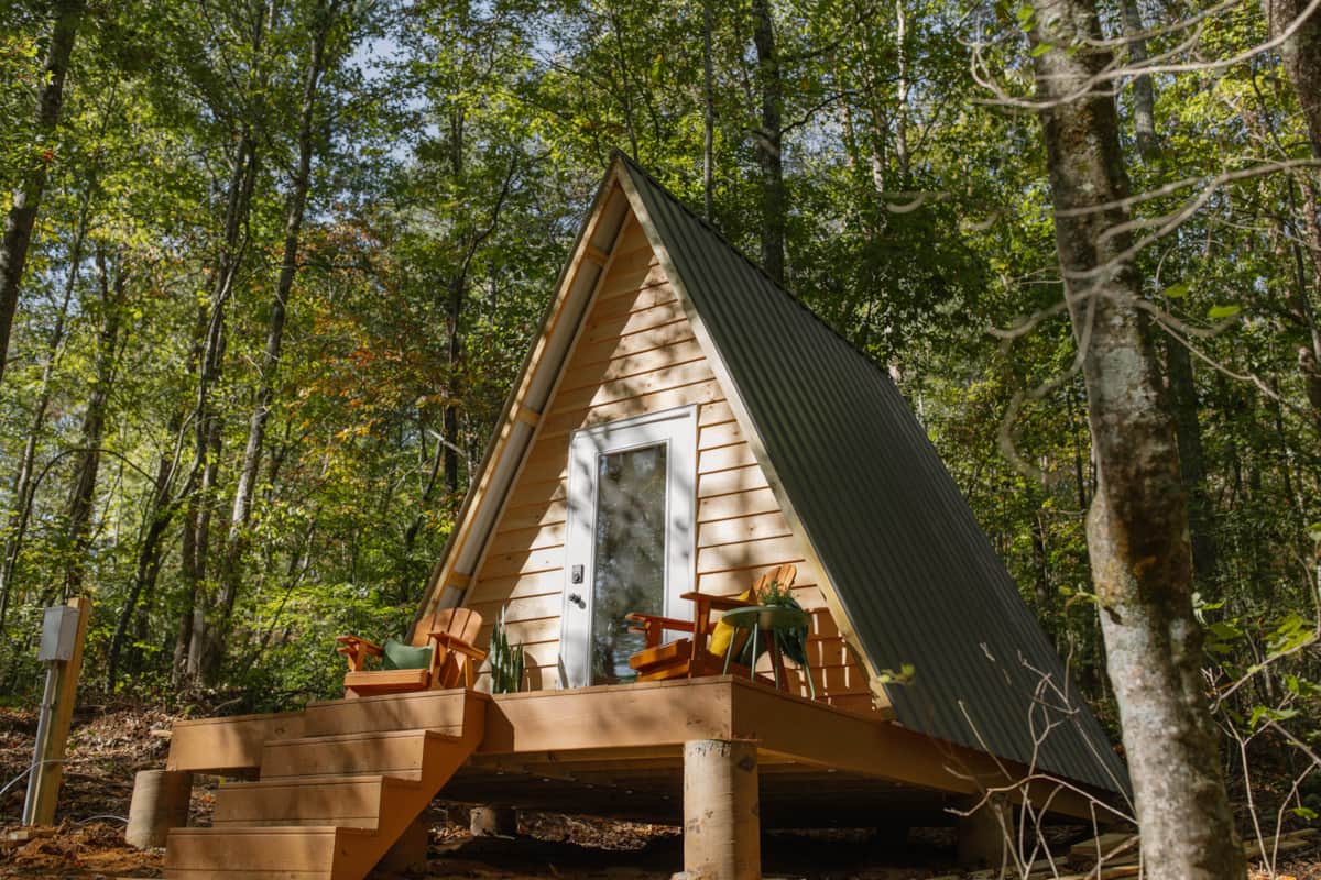 A-frame + Hot Tub - Unit 21 - Cabin in Travelers Rest