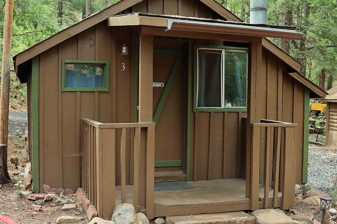 Cabin #3 - Studio with fireplace - Cabin in Gila County