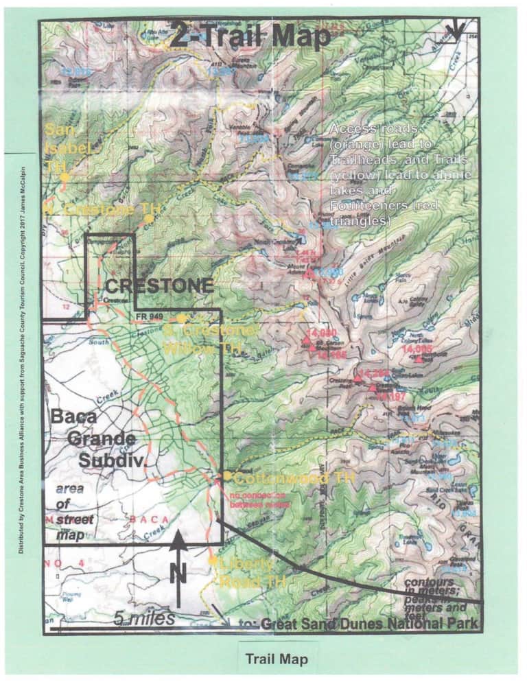 Crestone Street & Trail Maps