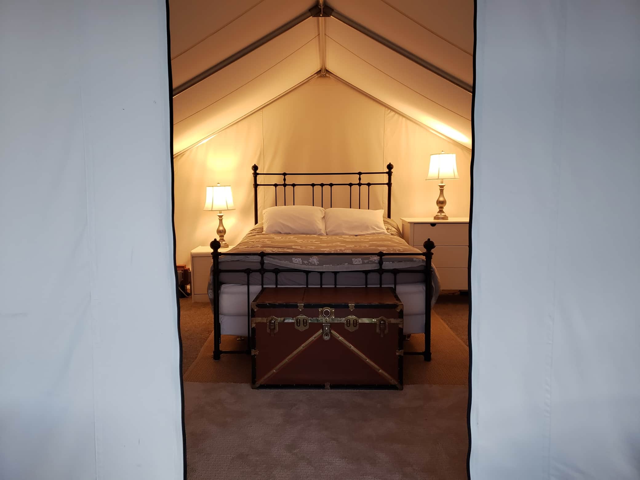 Glamping tent