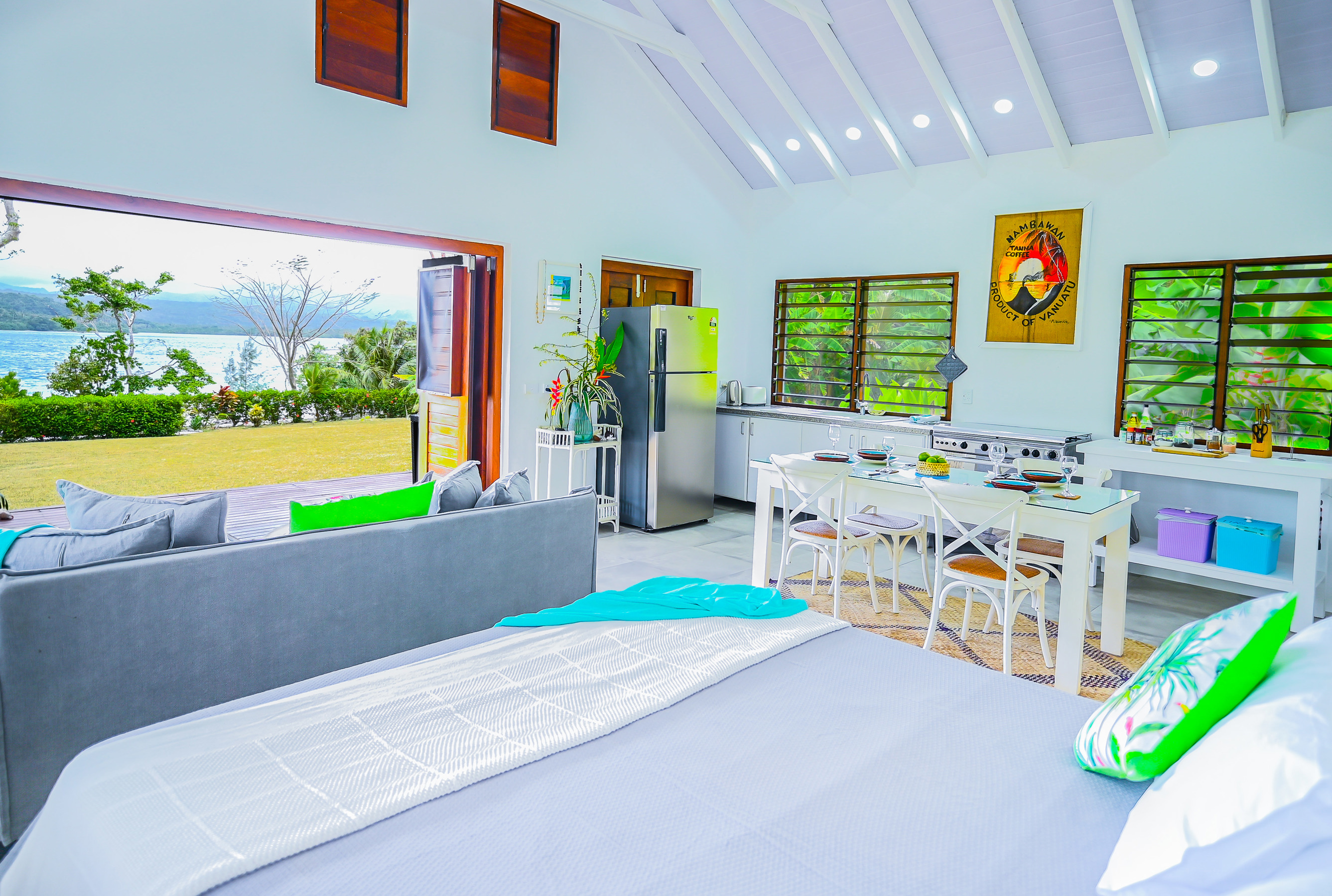 Unique waterfront holiday retreat, Moso Island, Vanuatu.
