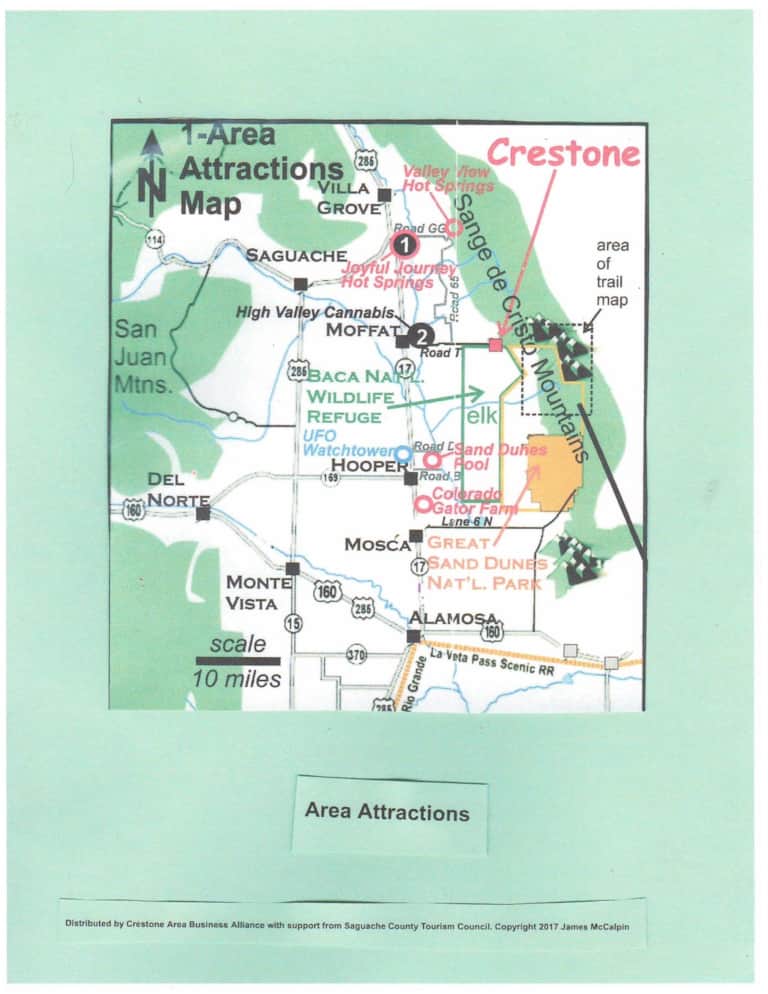 Crestone Street & Trail Maps