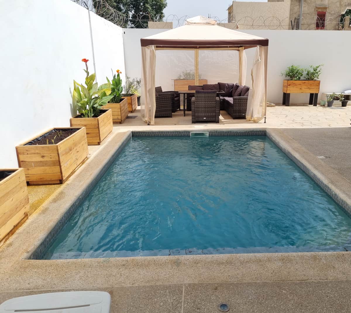 Villa Rental in Saly, Senegal | 3 Bedrooms, Pool, Patio, and Terrace ...