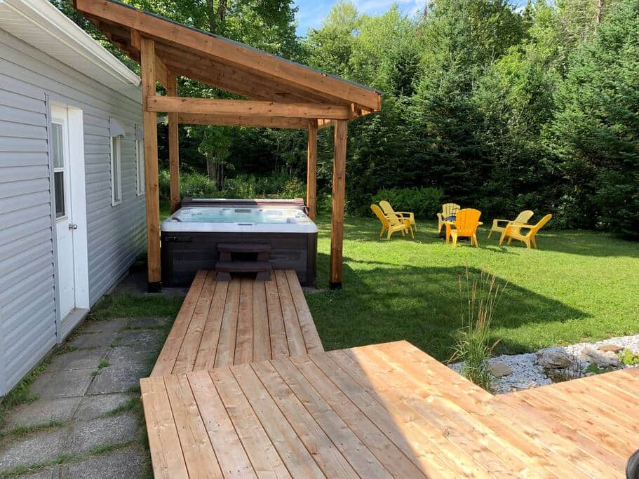 Le Surf N Turf-Spa-Eastman-Accès au Lac - Cabin in Eastman