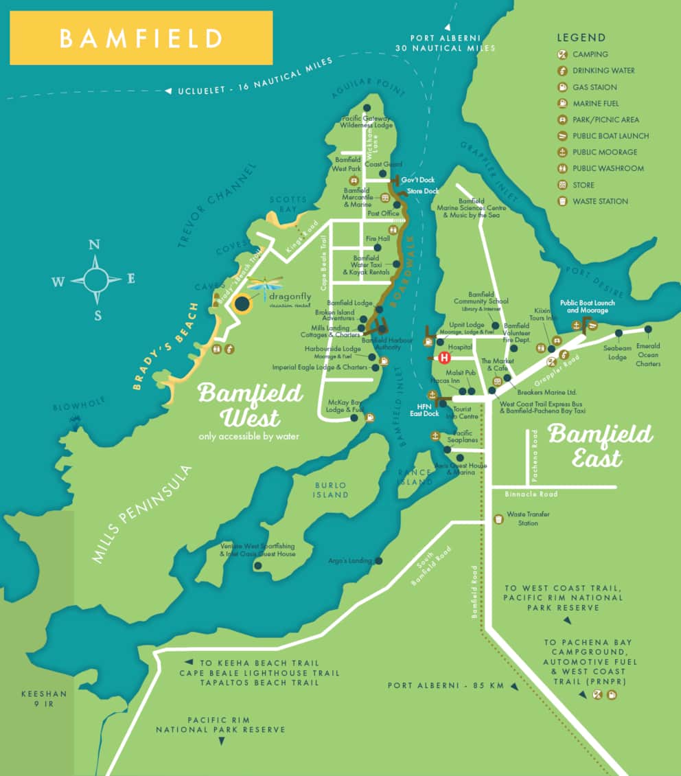 Bamfield map