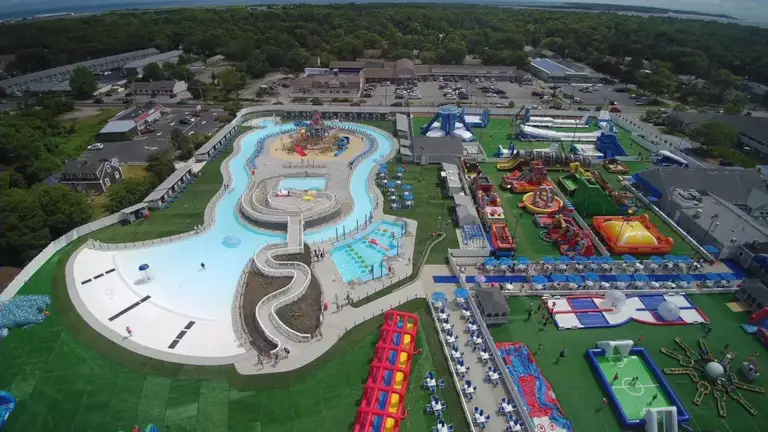Family Fun at Cape Cod Inflatable Park & Wicked Waves Water Park in ...