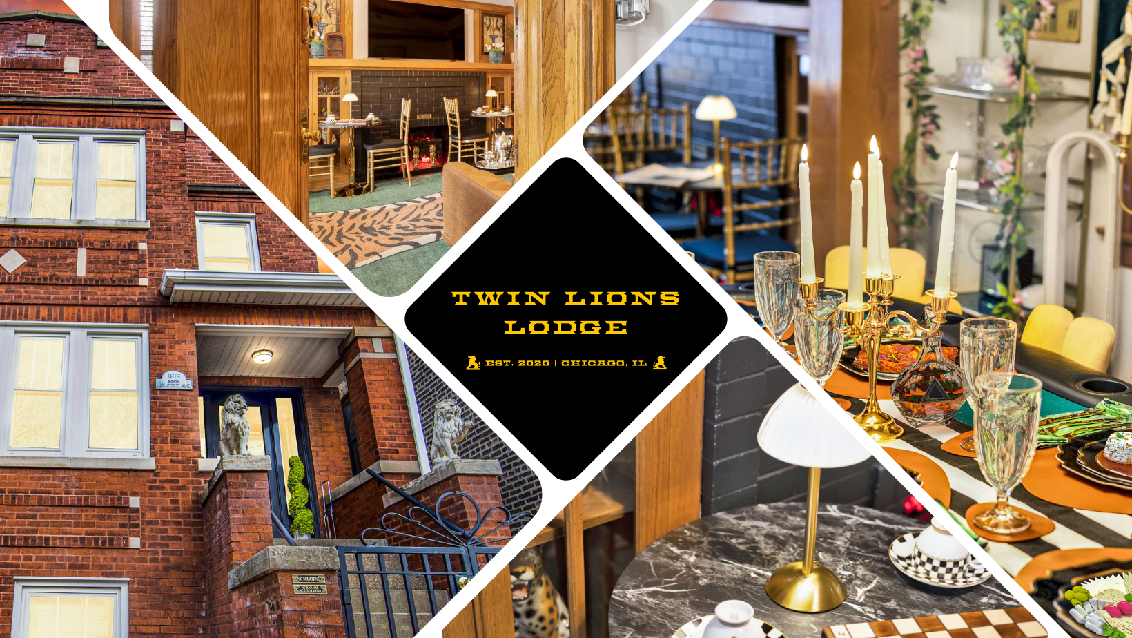 Twin Lions Lodge • Private Hotel W/ Speakeasy - Chicago, IL