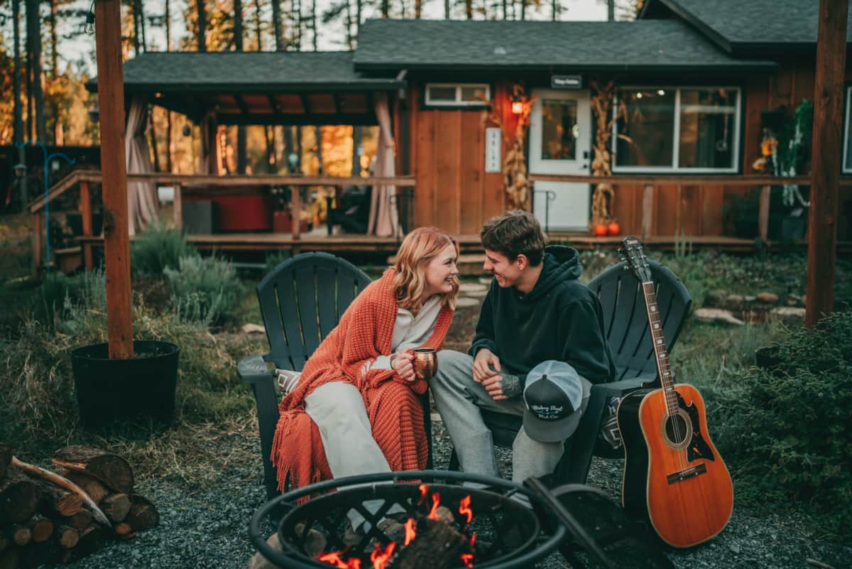 Tiny Cabin in the Woods | Hot Tub & Alpaca Rescue - Cabin in Josephine ...