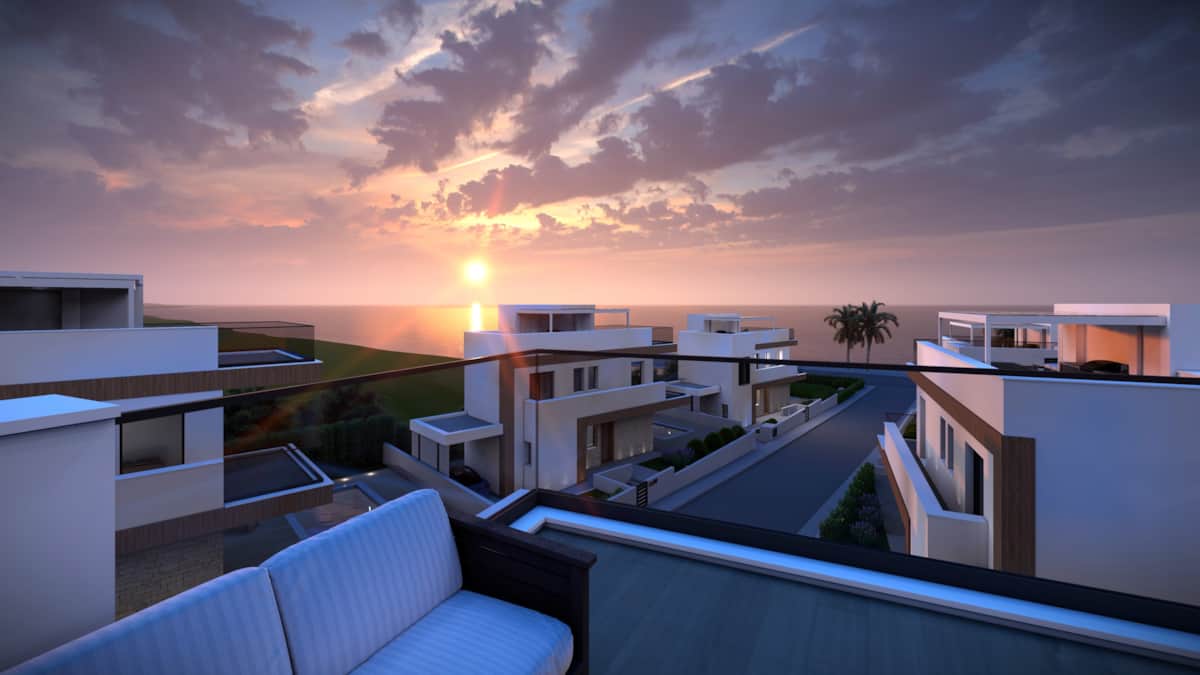 Santa Barbara seafront villas 3 bed - Vacation Home in Argaka