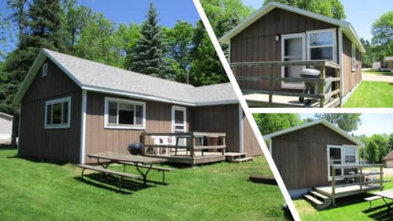 East Shore Resort Cabins on Rolling Stone Lake in Pearson, WI