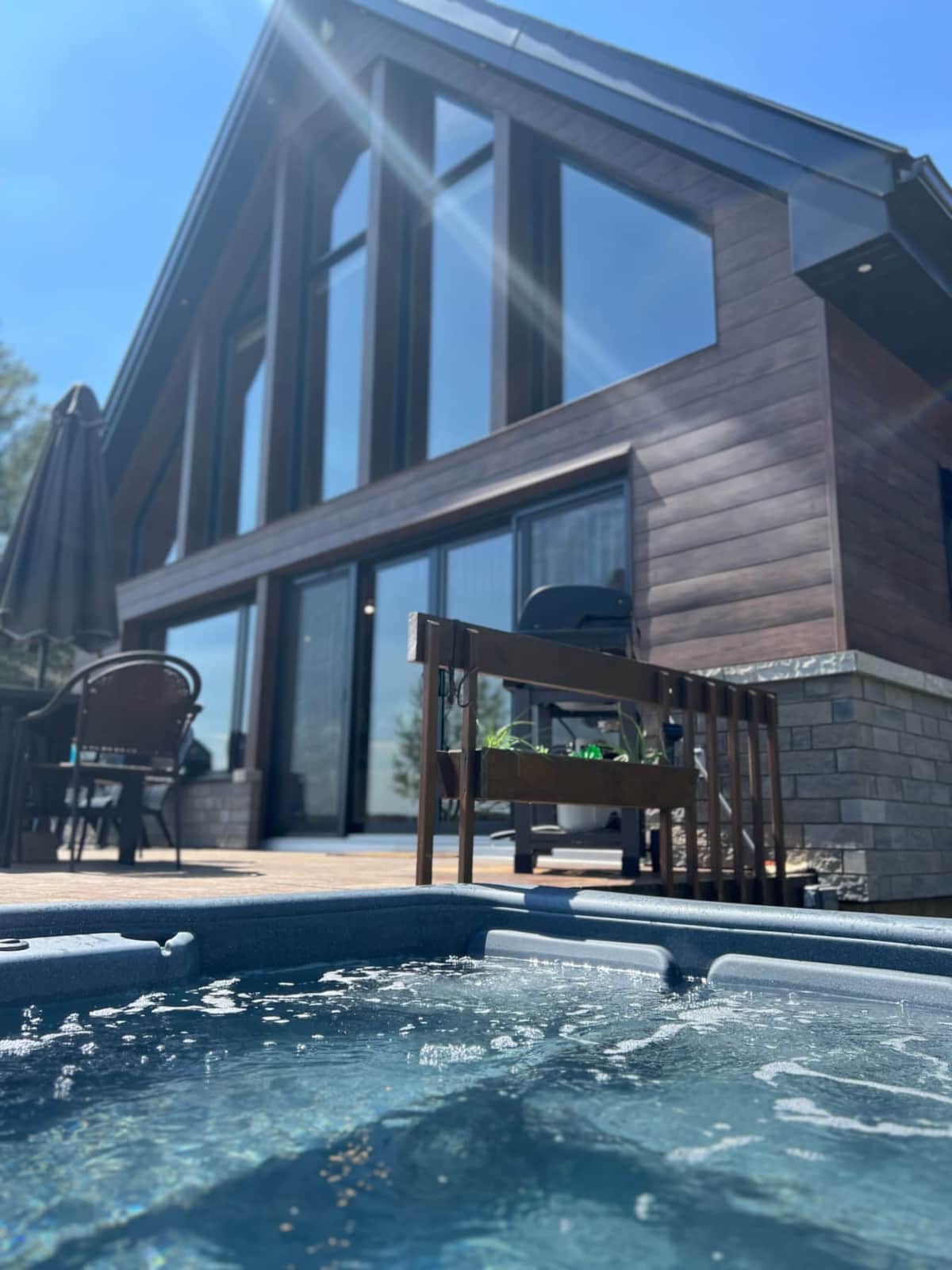 Superb log cabin *Spa* *Waterfront* - Cottage dans Weedon