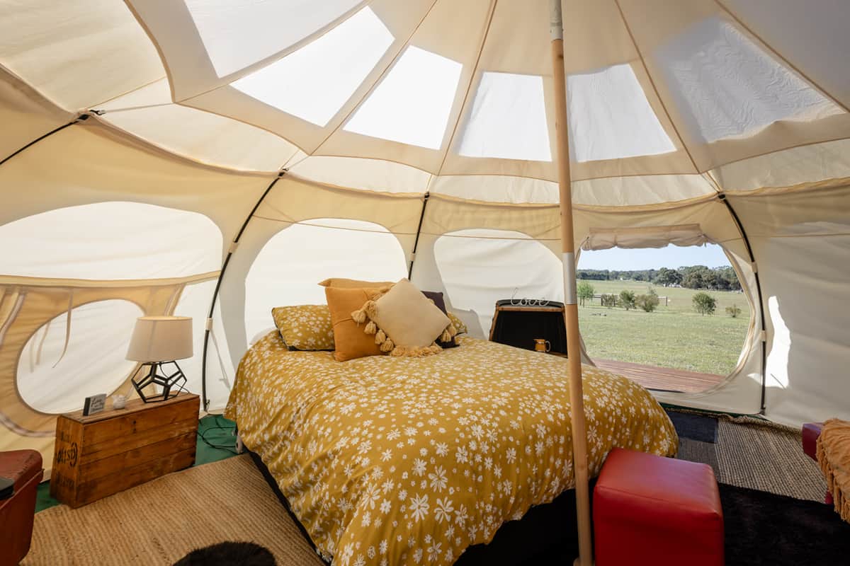 Wyandotte Stargazing Tent - Camping in Stanley Flat