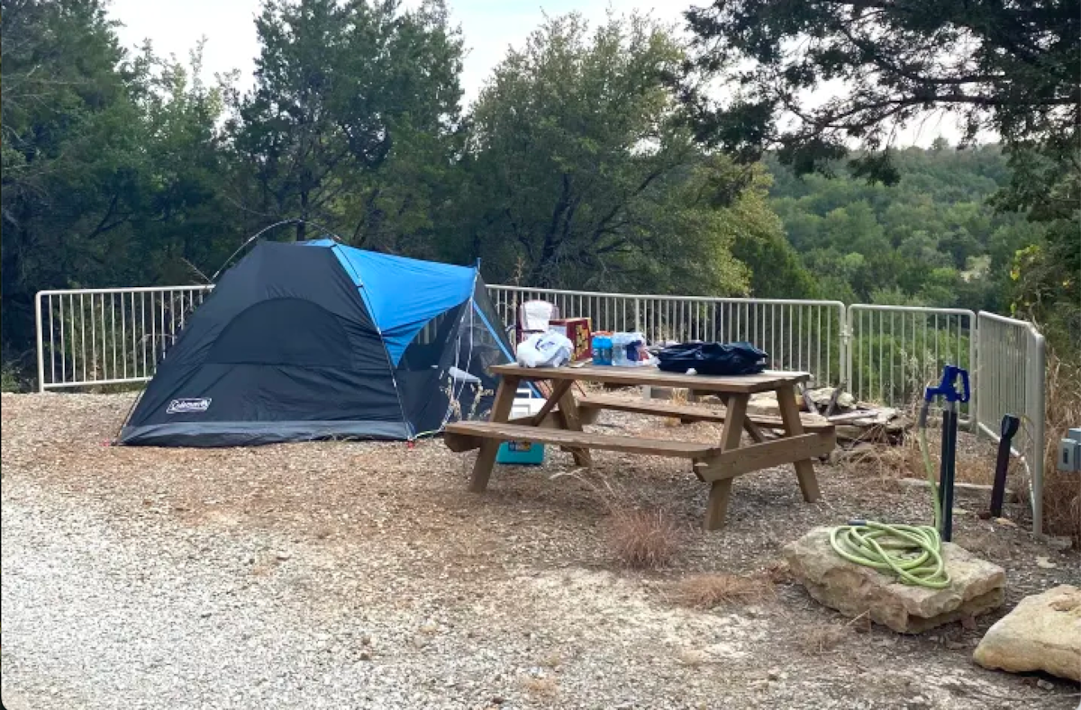 Overlook Tentsite at Lake Godstone - Vacation Home in Jack County