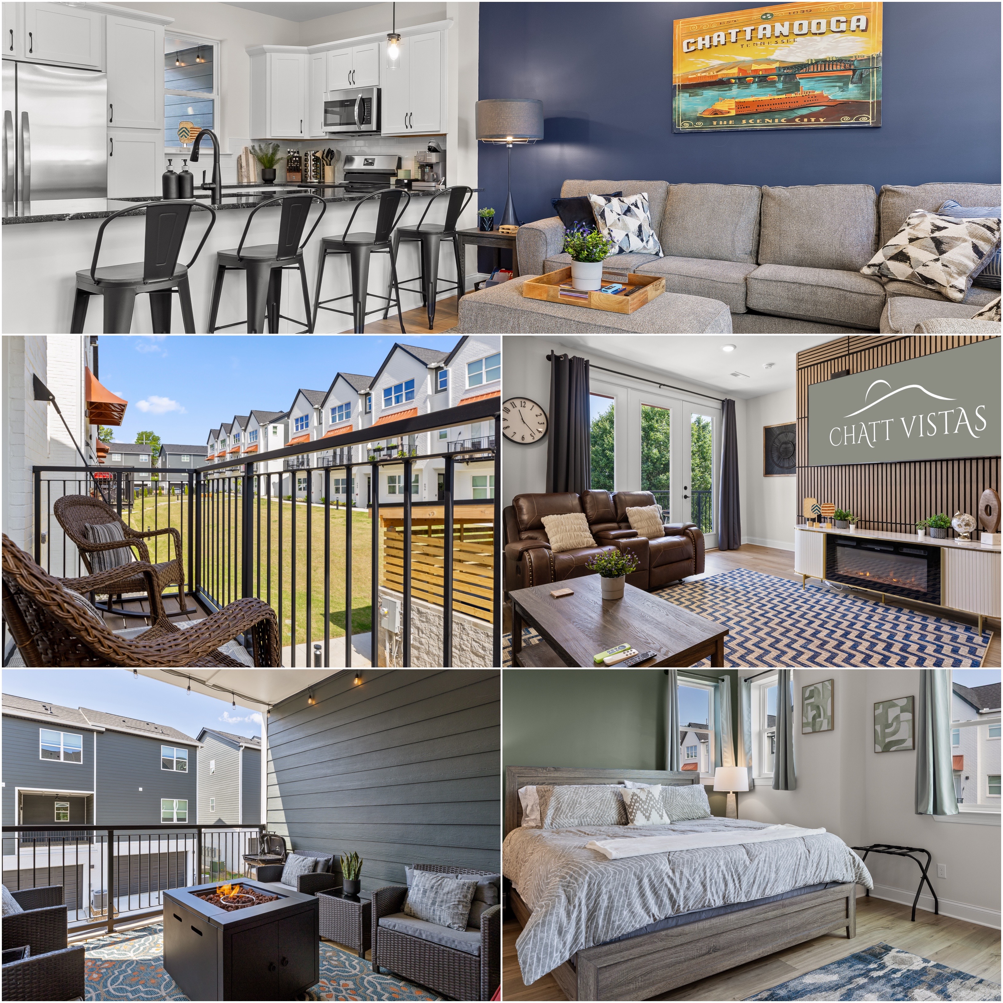 Chattvistas|two Family Townhouses|5bd6bt|slps 12+ - Chattanooga, TN