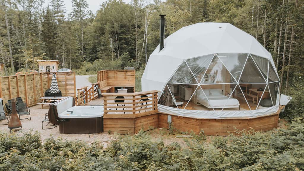 Lake View Luxury Geodesic Dome № 1 - HillHaus Domes