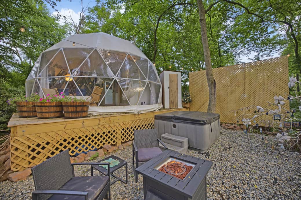 Luxury Glamping Dome in Leesburg | Romantic Getaway in Wine Country